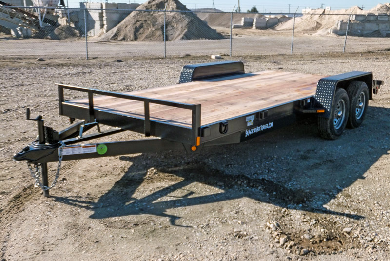 Snake River Flatbed Car Trailer CT18-6TA • Shively Hardware